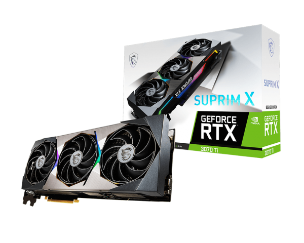 MSI RTX 3070 Ti 8GB GDDR6X RTX 3070 Ti Suprim X 8G