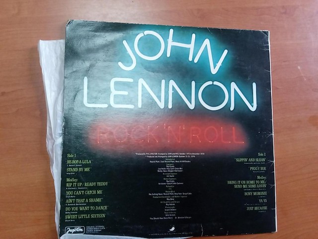 Gramofonska ploča : John Lennon – Rock `N` Roll
