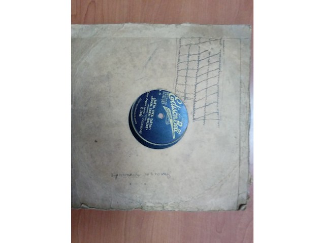 Gramofonska ploča Edison Bell, J. Cvijanović
