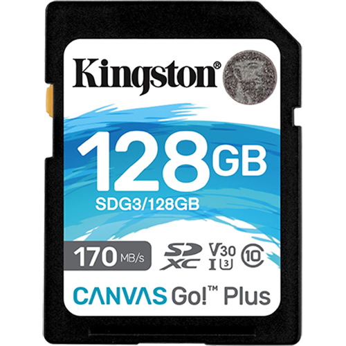 Kingston 128GB SDXC Canvas Go Plus | SDG3/128GB