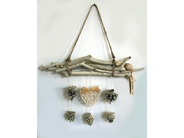 Vintage-Boho Wind catcher - White