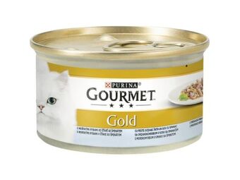 GOURMET GOLD riba i spanać u sosu 85g