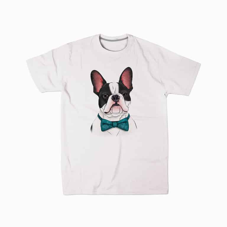 French Bulldog Blue Bow majica