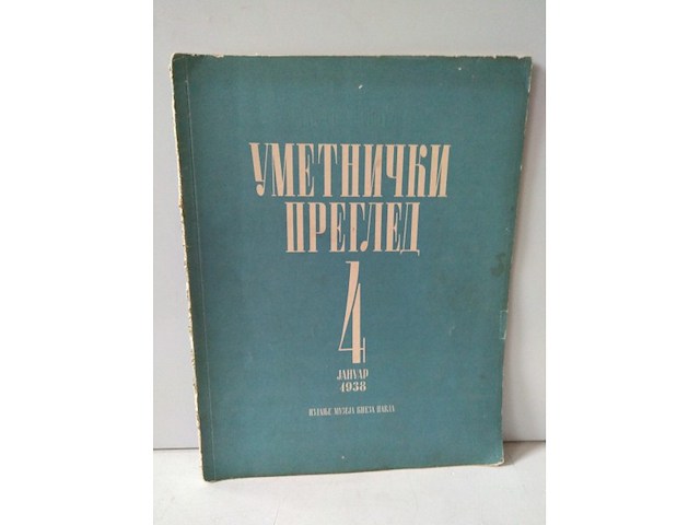 Umetnički pregled 4 januar 1938.