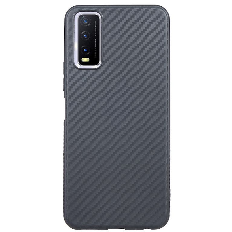 TPU CARBON 0,3mm Za Vivo Y20/Y20S Black