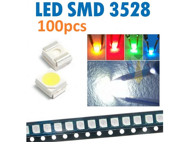 Set SMD LED dioda 3528-100 komada