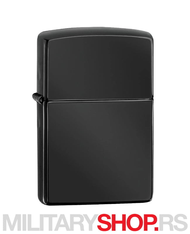 Ebony High Polish Black Zippo Upaljač