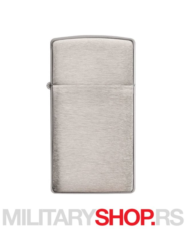 Zippo upaljač Slim Brushed Chrome