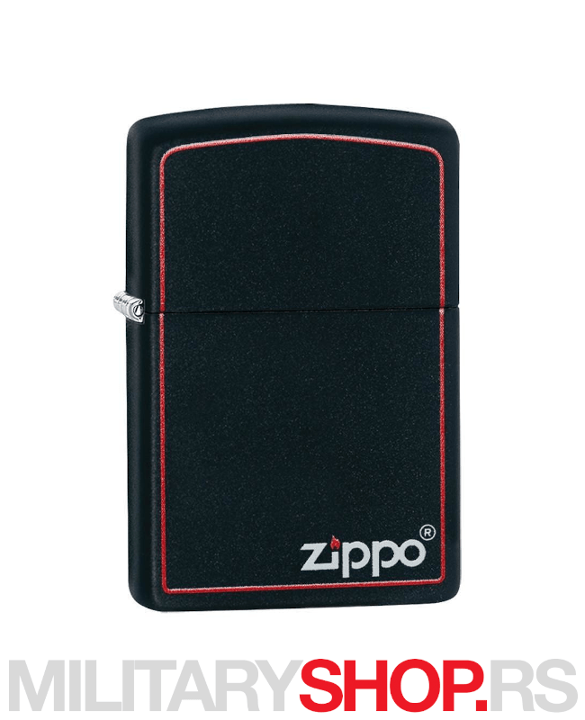 Red Black Matte Zippo Upaljač 218ZB