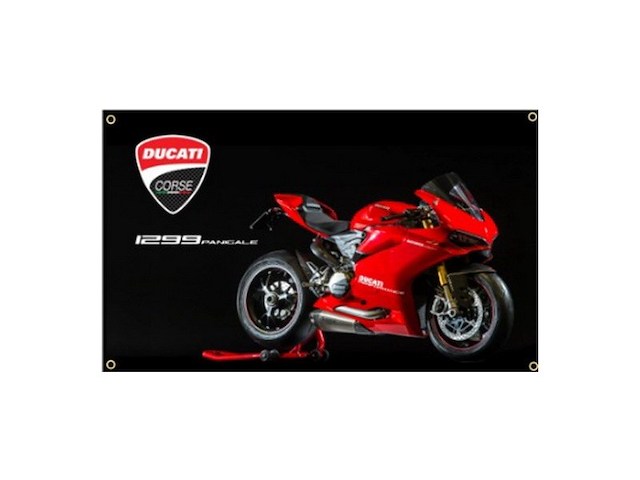 Zastava 150 X 90 cm - DUCATI MOTORCYCLES