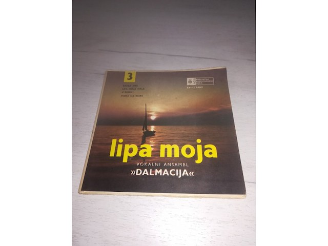 Vokalni ansambl Dalmacija - Lipa moja