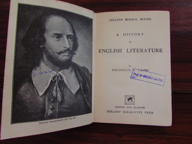 A History of English Literature - Frederick A. Laing