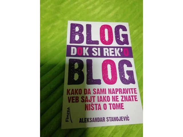 BLOG DOK SI REKO BLOG    STANOJEVIC