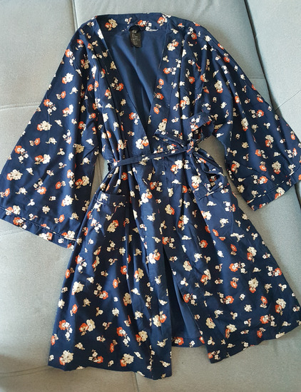 H&M kimono haljina mantil 100% pamuk NOVO