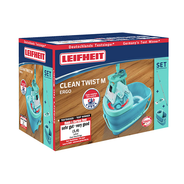 Set za čišćenje Clean twist M ergo Click Sistem Leifheit LF 52120