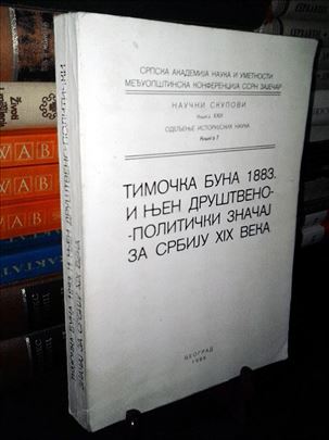 Timočka buna 1883. i njen društv.-politič. značaj