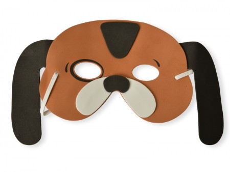 Animal masky, maska od eva pene, pas, 14.5 x 26.4cm ( 137975 )