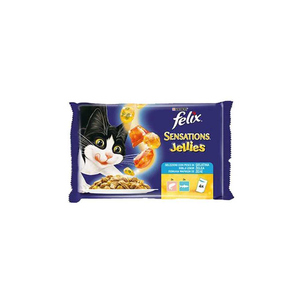 Felix Sensations sos MULTIPACK - losos i pastrmka 4x85g