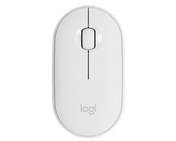 LOGITECH Pebble M350 Wireless Beli miš