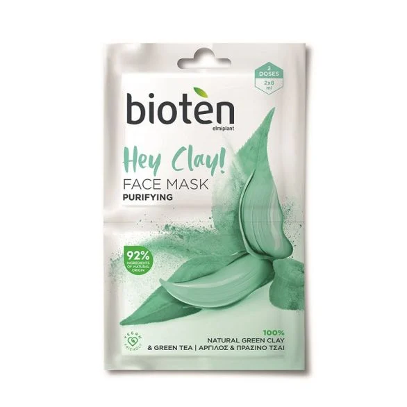 Bioten maska za lice zelena glina 2x8ml