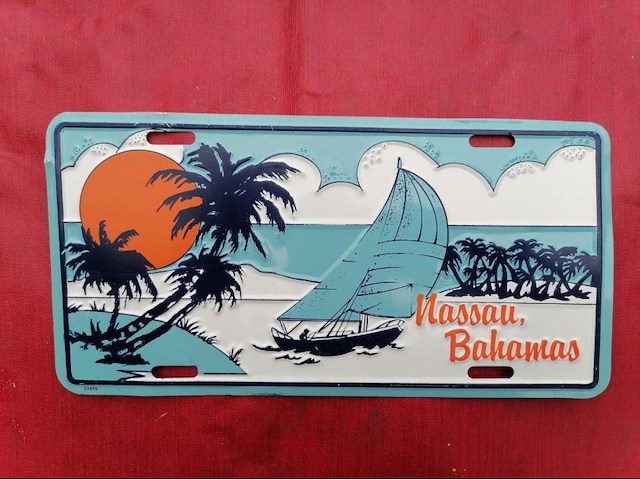 Ukrasna tablica  Nassau Bahamas