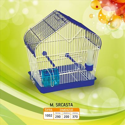 Kavez za ptice - mali srcasti 1002