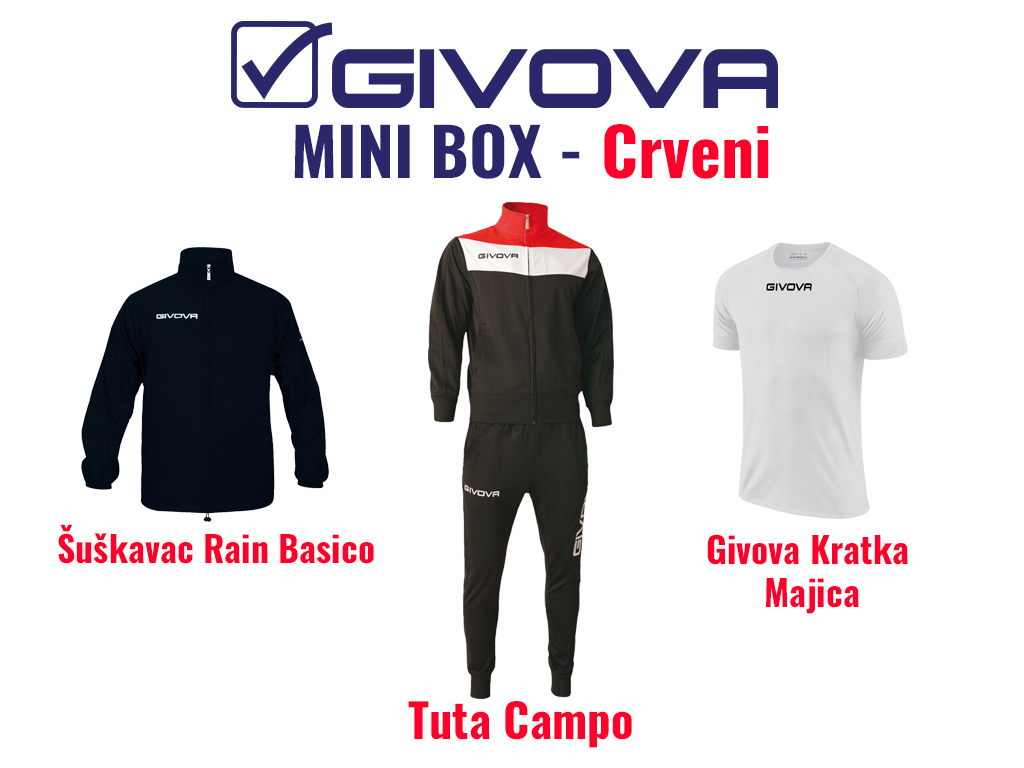 Givova – Mini Box Plavi Crveni