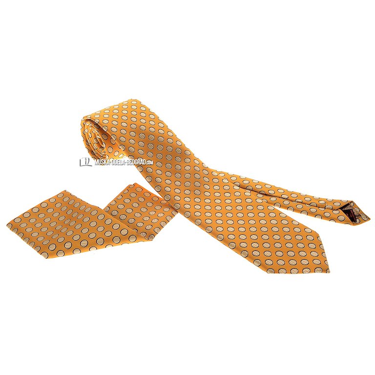 zuta muska kravata #319