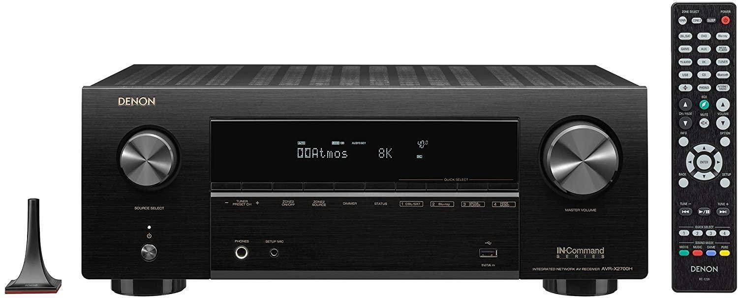 Denon AVR-X1700H 7.2ch 8K AV Receiver