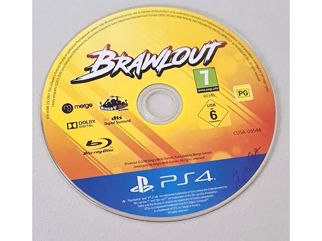 Brawlout   PS4 -samo disk-