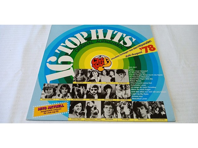 Club Top 13-16 Top Hits  Juli/August 1978