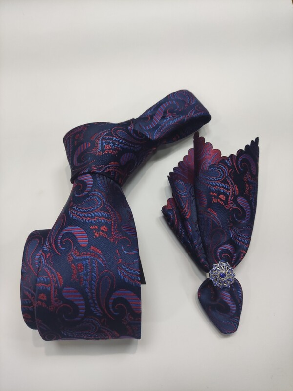 Muška kravata sa maramicom 4018
