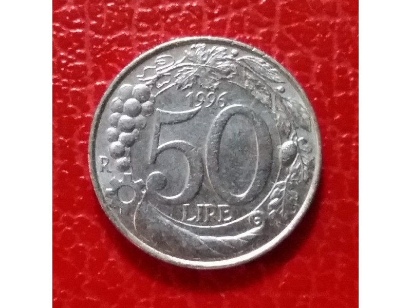 Italija - 50 lira 1996.