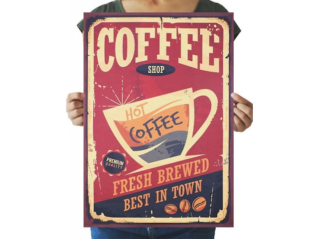 Poster kraft, Coffee Shop