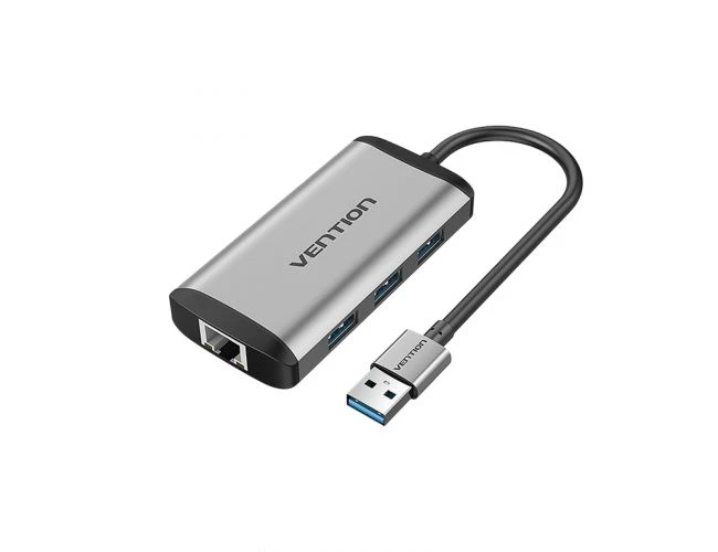 Vention (43725) USB hub sa 3 USB 3.0 porta+RJ45 port