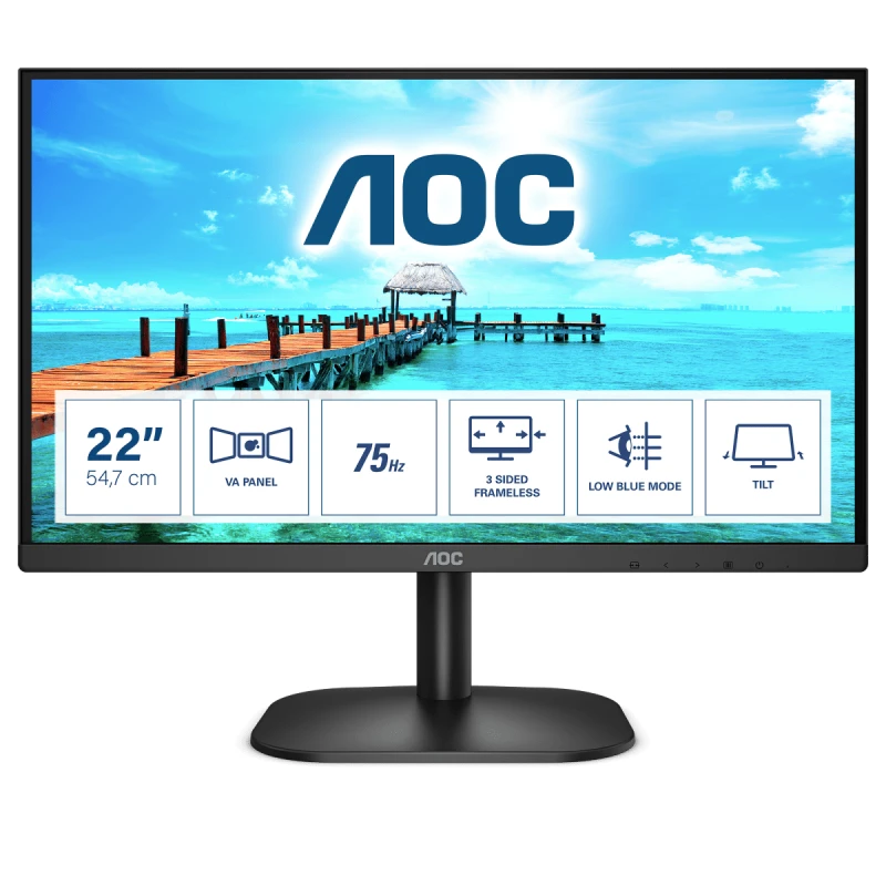 Aoc E22B2H VA monitor 22"