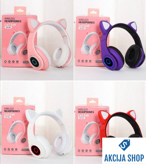 Bluetooth bežične slušalice mačje uši – Bluetooth bežične slušalice mačje uši