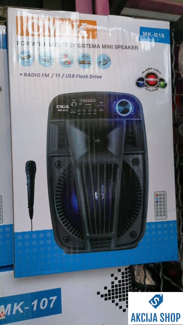 Bluetooth karaoke zvučnik Cmik MK-B16 – Bluetooth karaoke zvučnik Cmik MK-B16