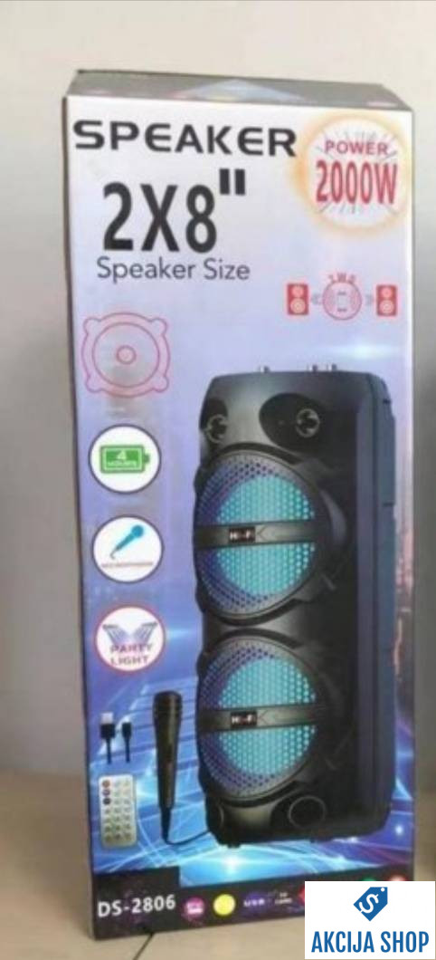 Bluetooth karaoke zvučnik DS-2806 – Bluetooth karaoke zvučnik DS-2806