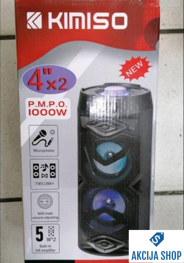Bluetooth karaoke zvučnik Kimiso QS – 2404 – Bluetooth karaoke zvučnik Kimiso QS – 2404