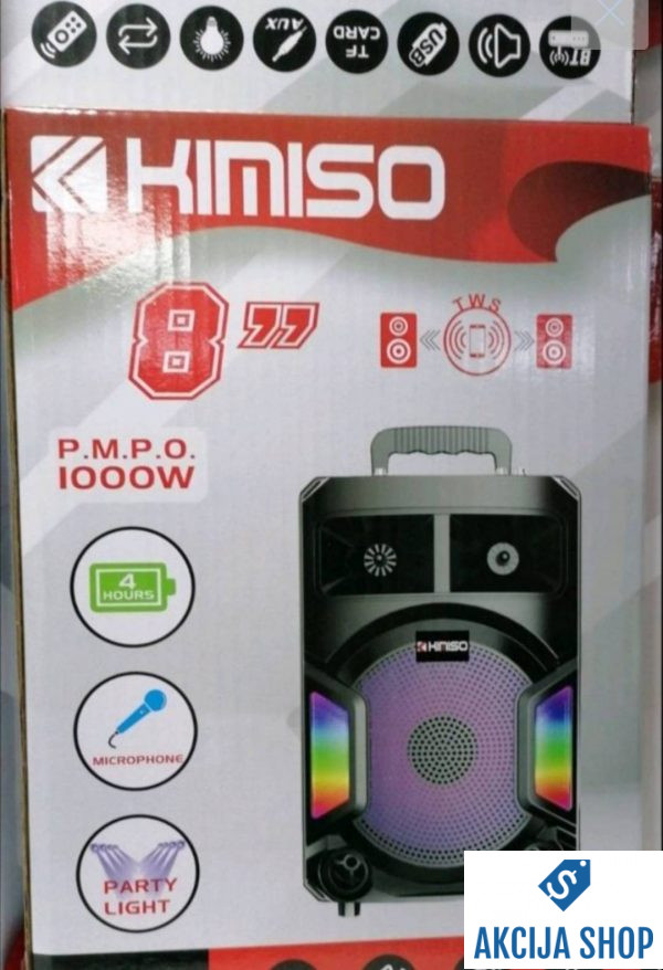 Bluetooth karaoke zvučnik Kimiso QS 828 – Bluetooth karaoke zvučnik Kimiso QS 828