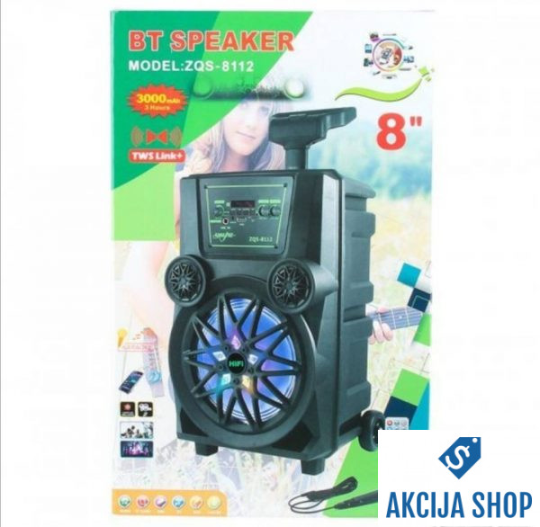 Bluetooth karaoke zvučnik ZQS 8112 – Bluetooth karaoke zvučnik ZQS 8112