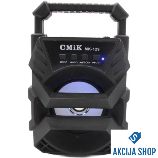 Zvučnik. Bluetooth zvučnik model CMiK MK-129-Zvučnik. Bluetooth zvučnik model CMiK MK-129 – Zvučnik. Bluetooth zvučnik model CMiK MK-129-Zvučnik. Bluetooth zvučnik model CMiK MK-129