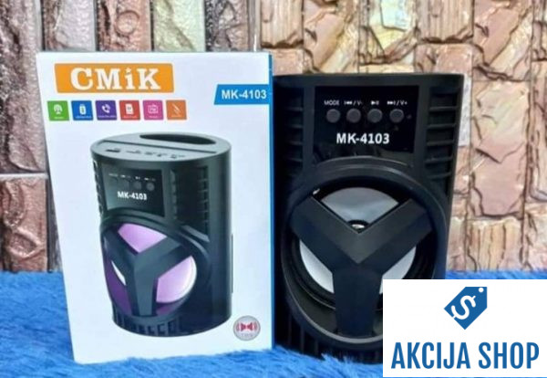 Zvučnik. Bluetooth zvučnik model CMiK MK-4013-Zvučnik. Bluetooth zvučnik model CMiK MK-4013 – Zvučnik. Bluetooth zvučnik model CMiK MK-4013-Zvučnik. Bluetooth zvučnik model CMiK MK-4013