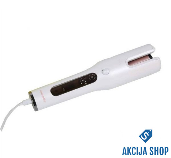Digitalni bežični uvijač za kosu rozi – Digitalni bežični uvijač za kosu rozi