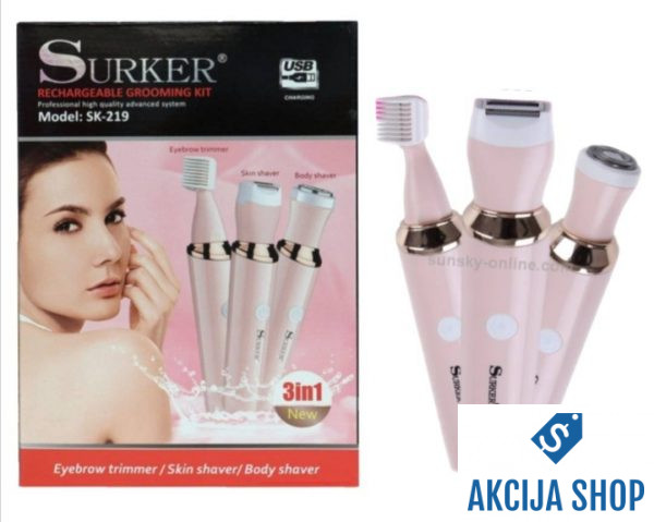 Epilator 3u1 Shurker SK-219 – Epilator 3u1 Shurker SK-219