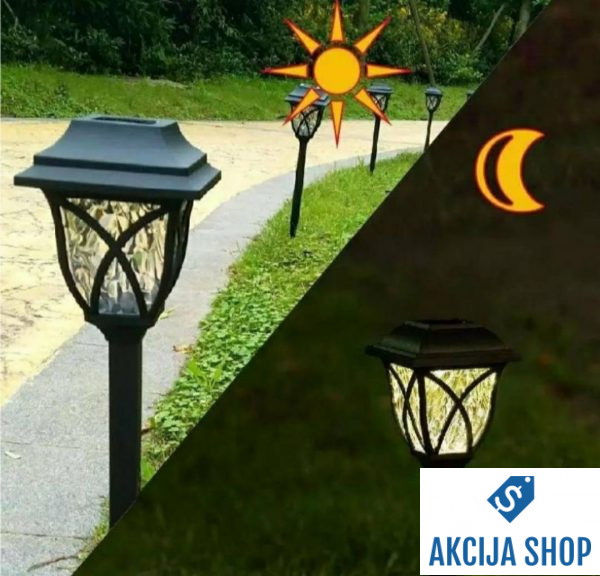 Solarna led lampa – svetlo za baštu – 6 komada – Solarna led lampa – svetlo za baštu – 6 komada