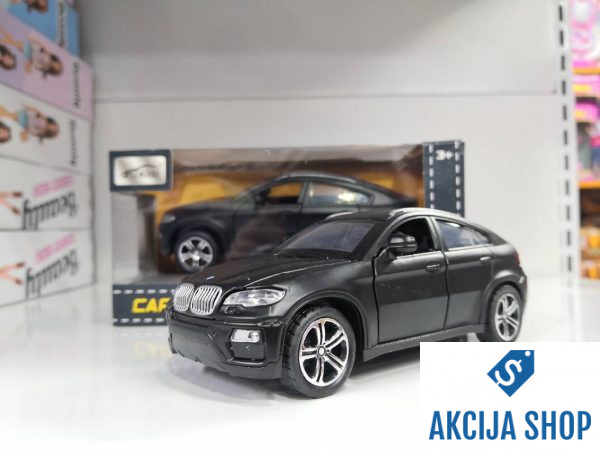 BMW X6 crni metalni autić – BMW X6 crni metalni autić