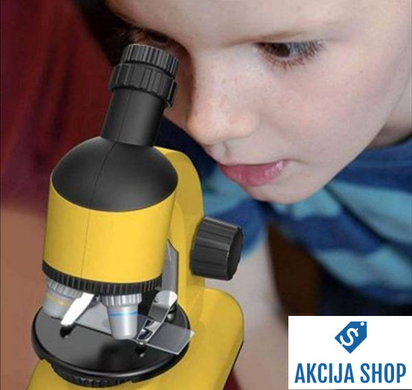 Dečiji mikroskop sa sočivima u boji žuti – Dečiji mikroskop sa sočivima u boji žuti