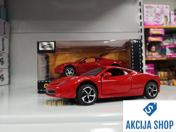 Ferrari 458 crveni metalni autić – Ferrari 458 crveni metalni autić